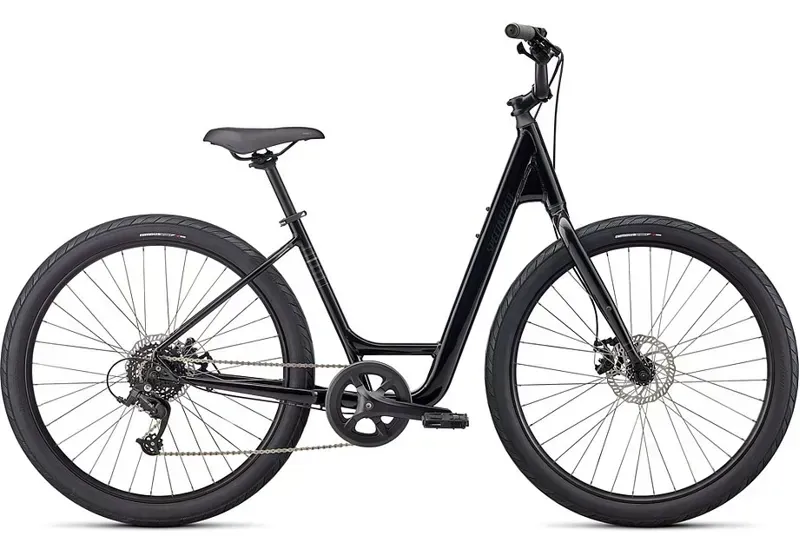 Specialized Roll 2.0 Low Entry Hybrid Bike in Black/Charcoal/Black ...